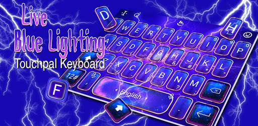 Live 3D Blue Purple Lightning Keyboard Theme for PC - Free Download ...