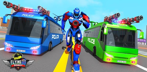 Flying Bus Robot Transform War- Police Robot Games for PC - Free ...