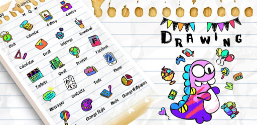 Drawing GO Launcher Theme for PC - Free Download & Install on Windows ...