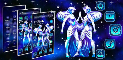 Blue Gemini Constellation Theme & Wallpaper for PC - Free Download ...