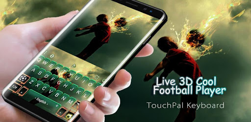 Live 3D Cool Football Player Keyboard Theme for PC - Free Download ...
