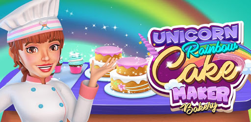 Unicorn Rainbow Cake Maker Bakery : Cooking Game for PC - Free Download ...