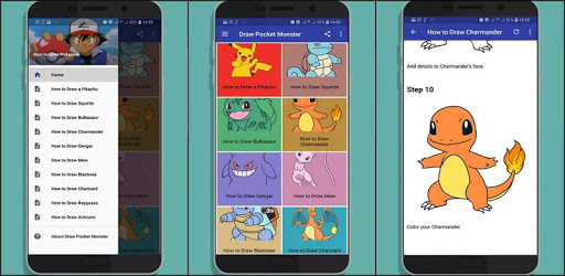 How to Draw Pocket Monster Step by Step for PC - Free Download ...