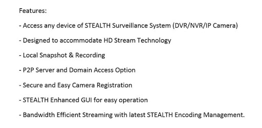 STEALTH CCTV Pro for PC - Free Download & Install on Windows PC, Mac