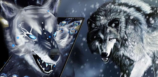 3D White ice wolf theme for PC - Free Download & Install on Windows PC, Mac