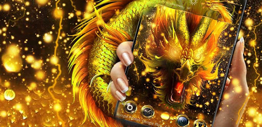 3D gold fire dragon theme for PC - Free Download & Install on Windows ...