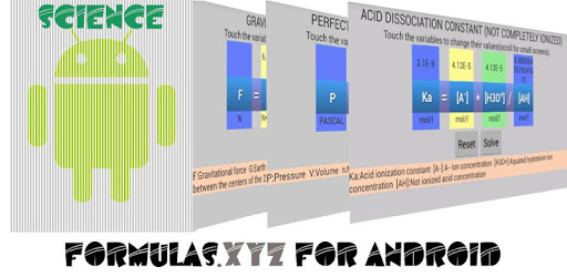 Science Formulas for PC - Free Download & Install on Windows PC, Mac