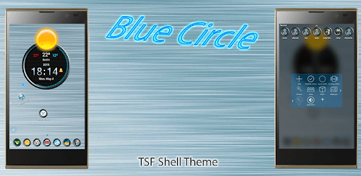 TSF Shell Theme Blue Circle for PC - Free Download & Install on Windows ...