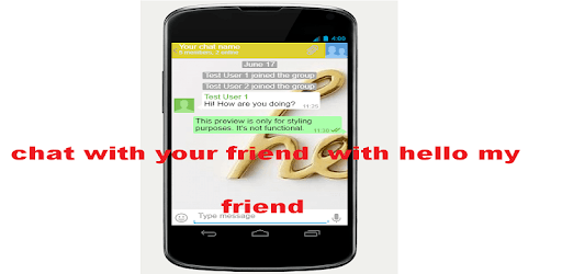 Hello my friend messenger app for PC - Free Download & Install on ...