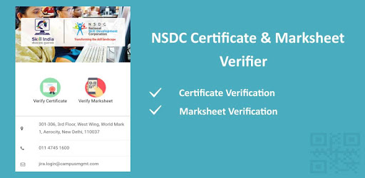 NSDC Certificate and Marksheet Verifier for PC - Free Download ...