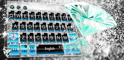 Blue Silver Diamond Keyboard Theme for PC - Free Download & Install on ...