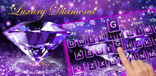 3D Glisten Diamonds keyboard Theme for PC - Free Download & Install on ...