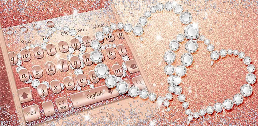 Rose Gold Glitter Keyboard for PC - Free Download & Install on Windows PC, Mac