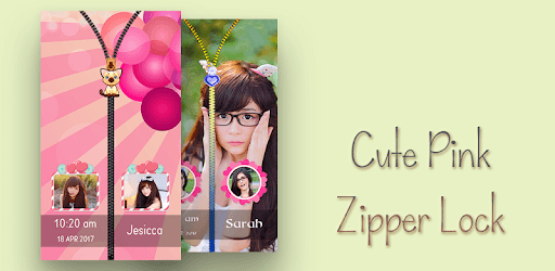 Cute pink Zipper Lock Screen for PC - Free Download & Install on ...