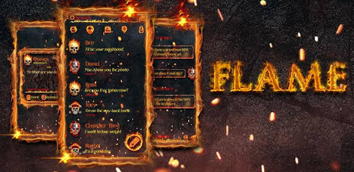 (FREE) GO SMS FLAME THEME for PC - Free Download & Install on Windows ...