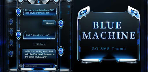 FREE-GO SMS BLUE MACHINE THEME for PC - Free Download & Install on ...
