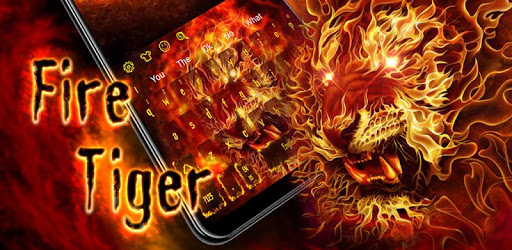3D Firey Tiger keyboard theme for PC - Free Download & Install on ...