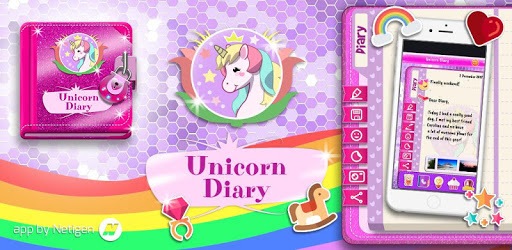 Unicorn Diary (with lock - password) for PC - Free Download & Install on Windows PC, Mac