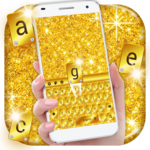 Gold Glitter Keyboard Theme on PC Download (Windows 8/8.1/7 & Mac)